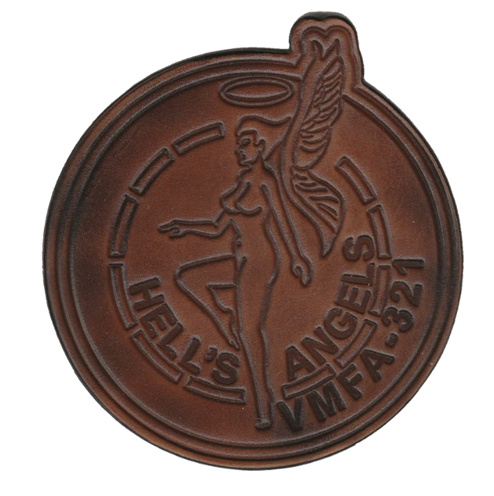 4.25" MARINE CORPS VMFA-321 SQUADRON LEATHER PATCH | eBay