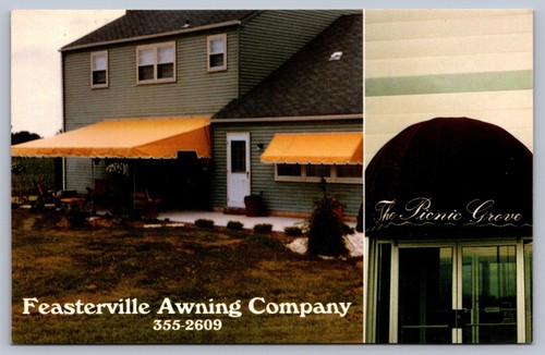 Postcard Feasterville PA Feasterville Awning Co. Advertising | eBay