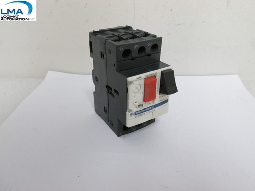 TELEMECANIQUE SCHNEIDER GV2ME08 MANUAL MOTOR STARTER 2.5-4AMP 3P 600VAC ...