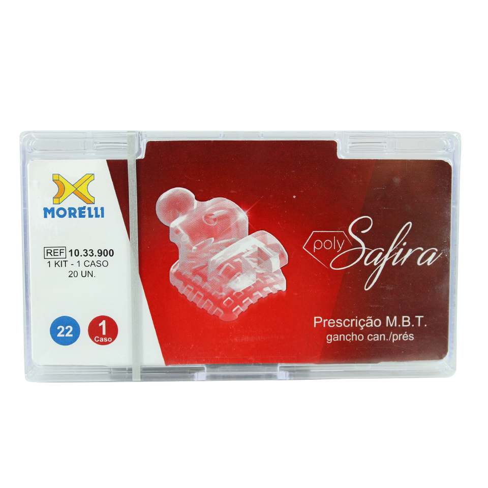 Dental Orthodontic Morelli PolySafira MBT Prescription Brackets Kit ...