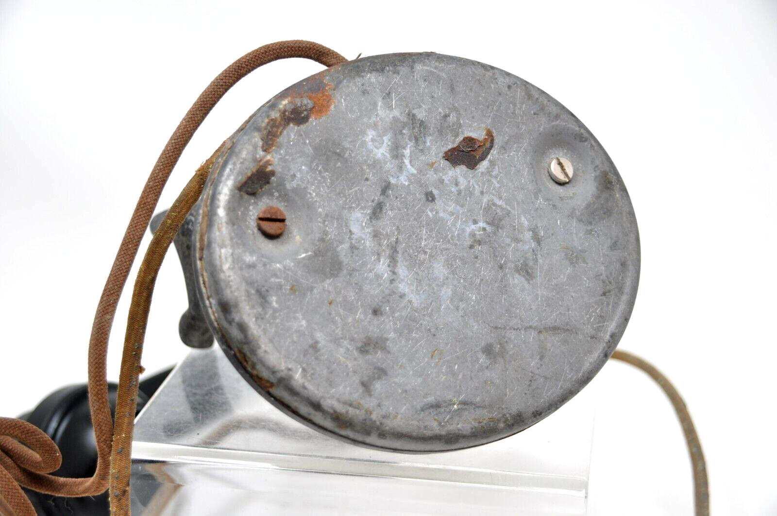 Antique Vintage WESTERN ELECTRIC 202 D1 Desk Telephone Rotary Dial & E1 ...
