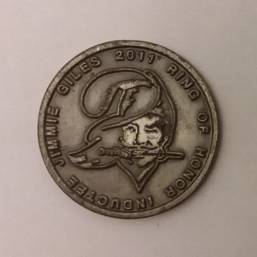 Jimmie Giles 2011 Ring of Honor Inductee Hess Souvenir Medal Coin Token ...