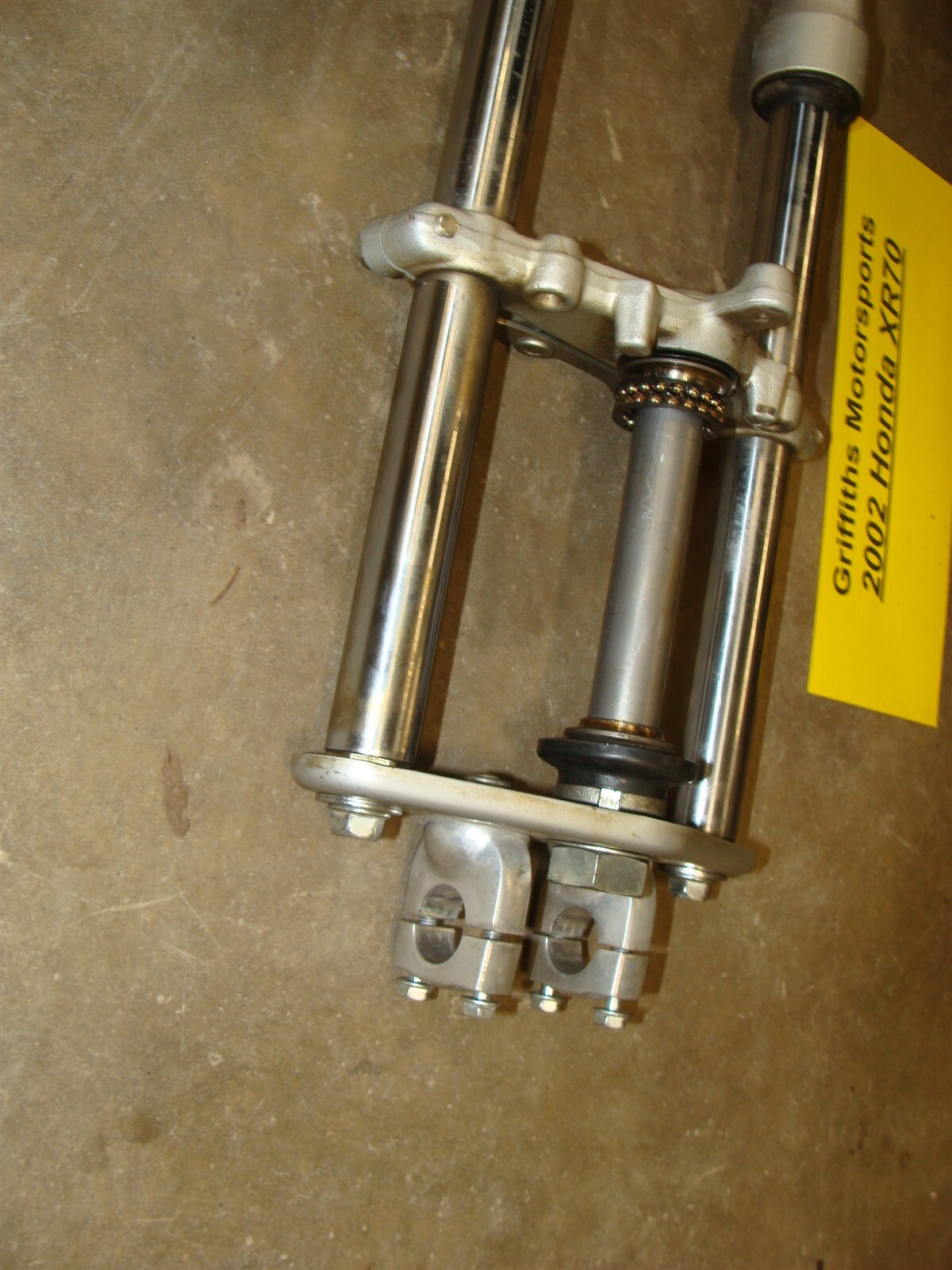 2002 Honda XR70R oem crf70 front forks shock legs triple tree clamp ...