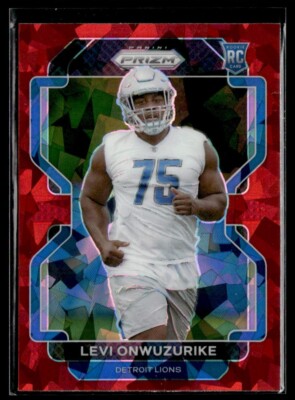 2021 Panini Prizm Red Ice Levi Onwuzurike Rookie Detroit Lions #423 | eBay