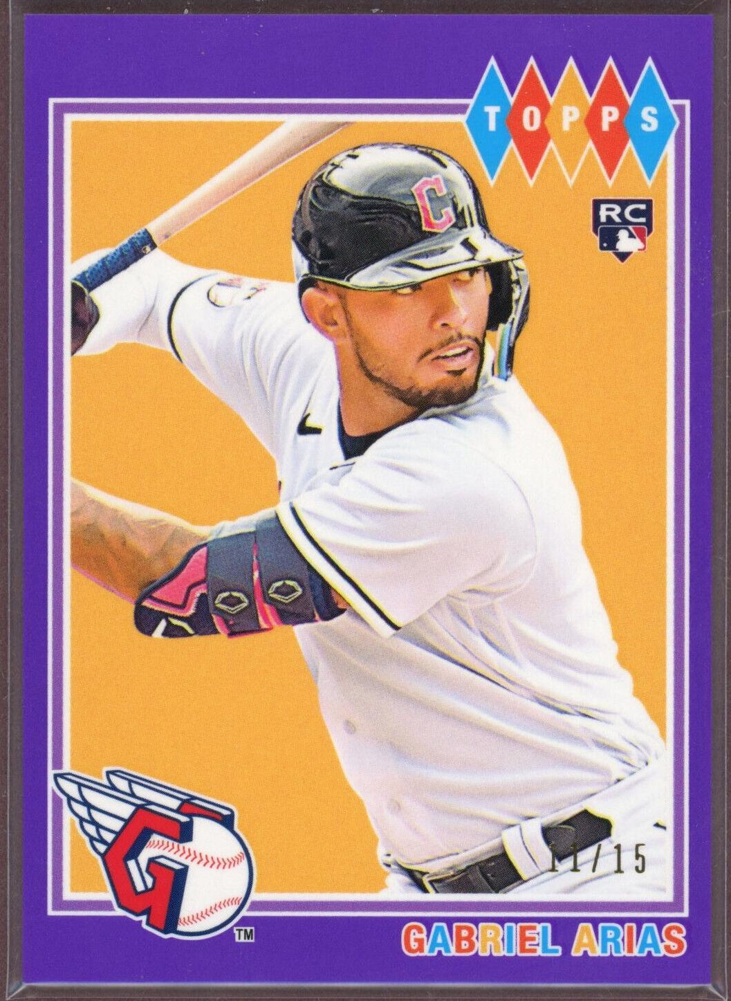 2022 Topps Brooklyn Collection - Gabriel Arias #36 Purple /15 (RC) for ...