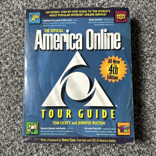 America Online Tour Guide By Lichty and Watson 1998 Paperback Book AOL ...