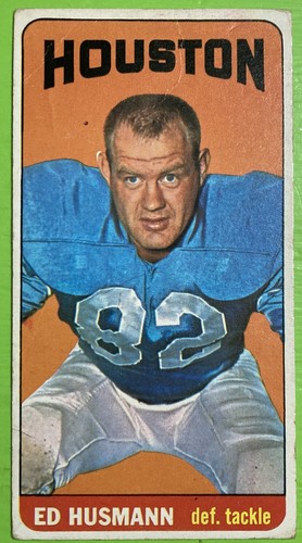 1965 Topps Tall Boys #79 Ed Husmann Houston Oilers | eBay
