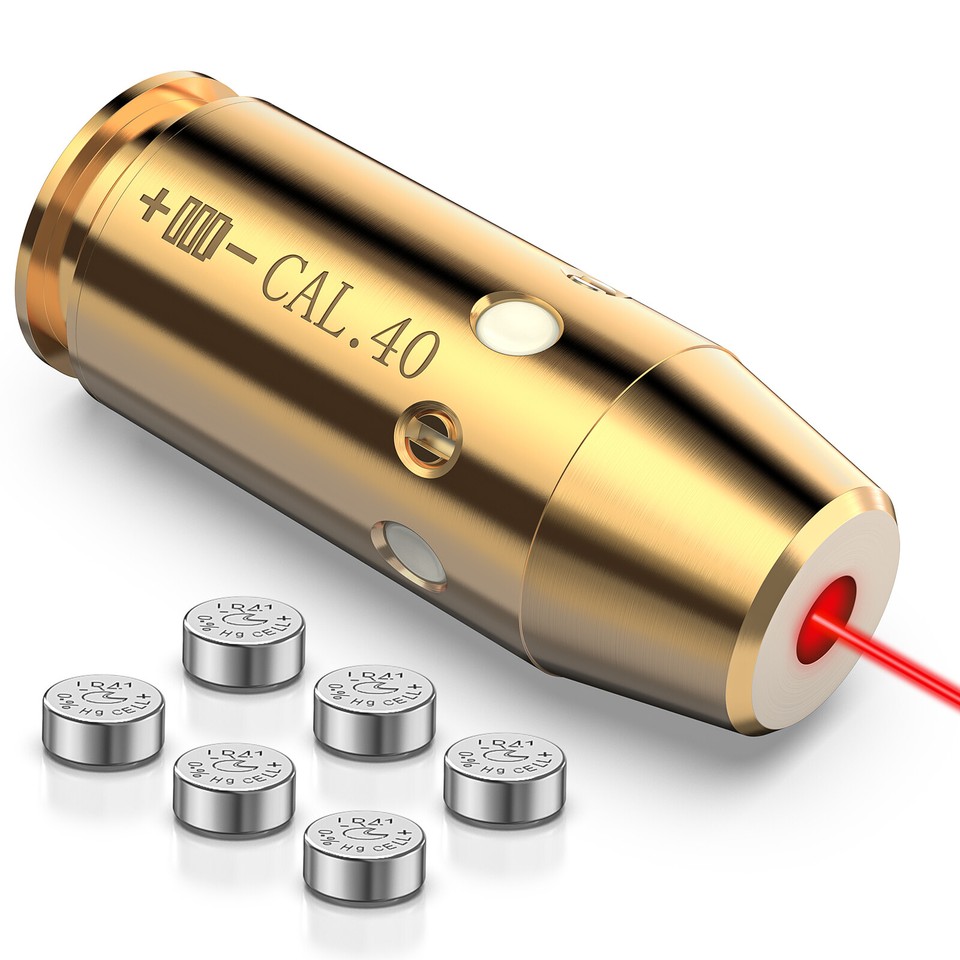 Hunting Laser Sight Kit Bore Sighter CAL.40 Caliber Red Dot Boresighter ...