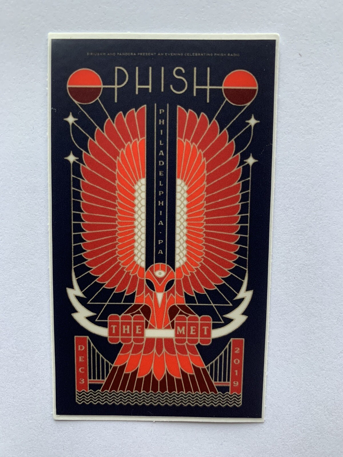 Phish The Met Philadelphia Sticker Not Magnet Shirt Print Donut Ticket ...