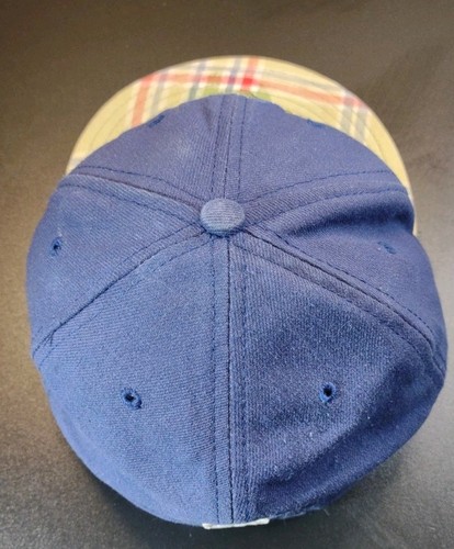 Milwaukee Brewers Hat Cap Mens 7 1/2 Fitted Blue Green Plaid New Era ...