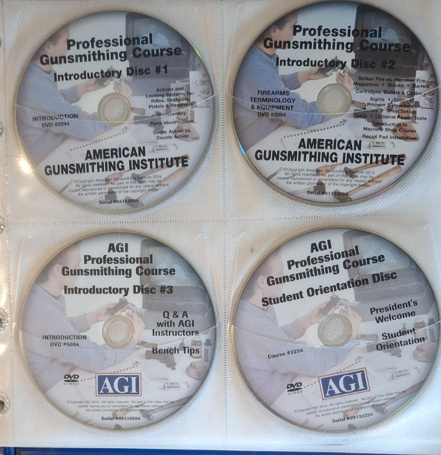 AGI PROFESSIONAL GUNSMITHING COURSE (L1) PLUS 8 MORE AGI COURSES ...