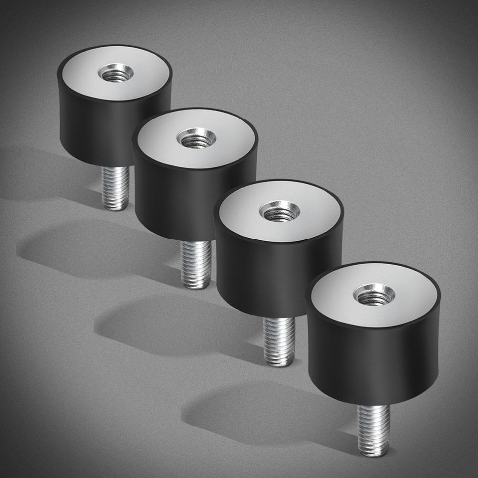 6 Pcs Isolator Pads Vibration Mount Rubber Mounts Shocks Absorbers | eBay