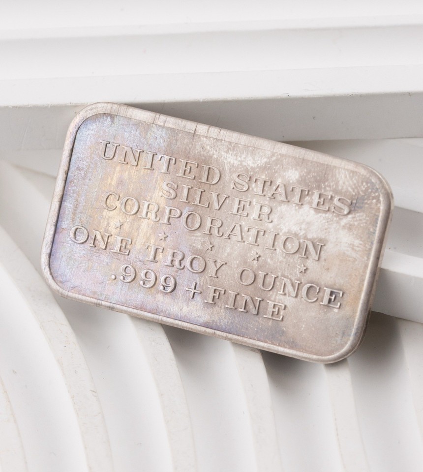 1973 Secretariat Triple Crown Winner US Silver Corp USSC Silver Bar 1oz ...