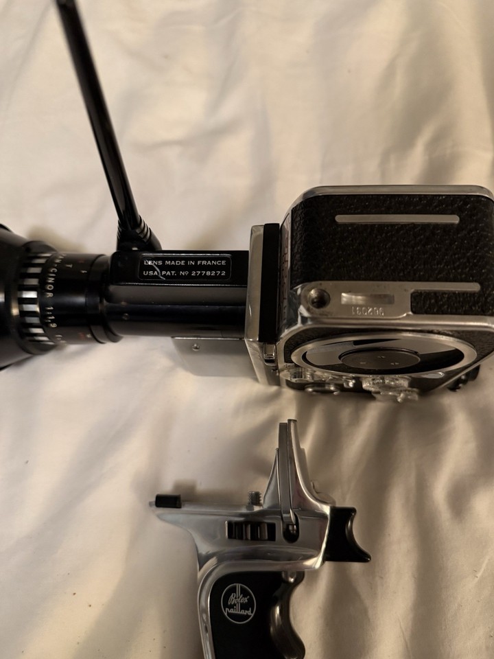 Bolex Zoom Reflex P1 16mm Movie Camera W/ Pan-Cinor Lens, Case ...