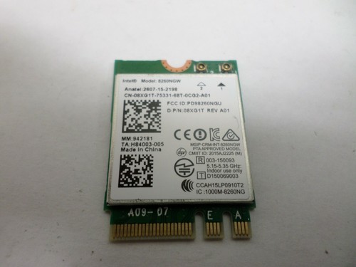 Dell Intel 8260NGW Dual Band Wireless AC-8260 BT 4.2 WLAN Card 8XG1T | eBay