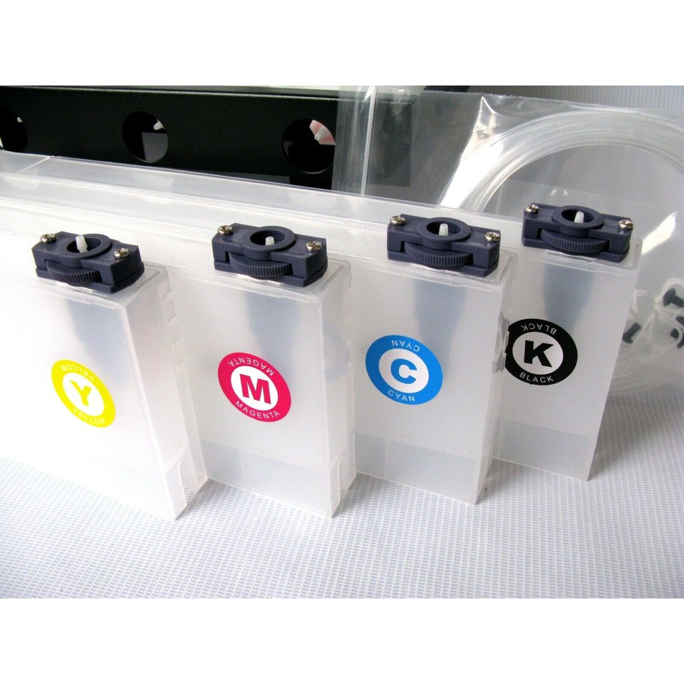 Roland Bulk Ink System -4 Bottles 4 Cartridges for FJ540/FJ740/SP540 ...