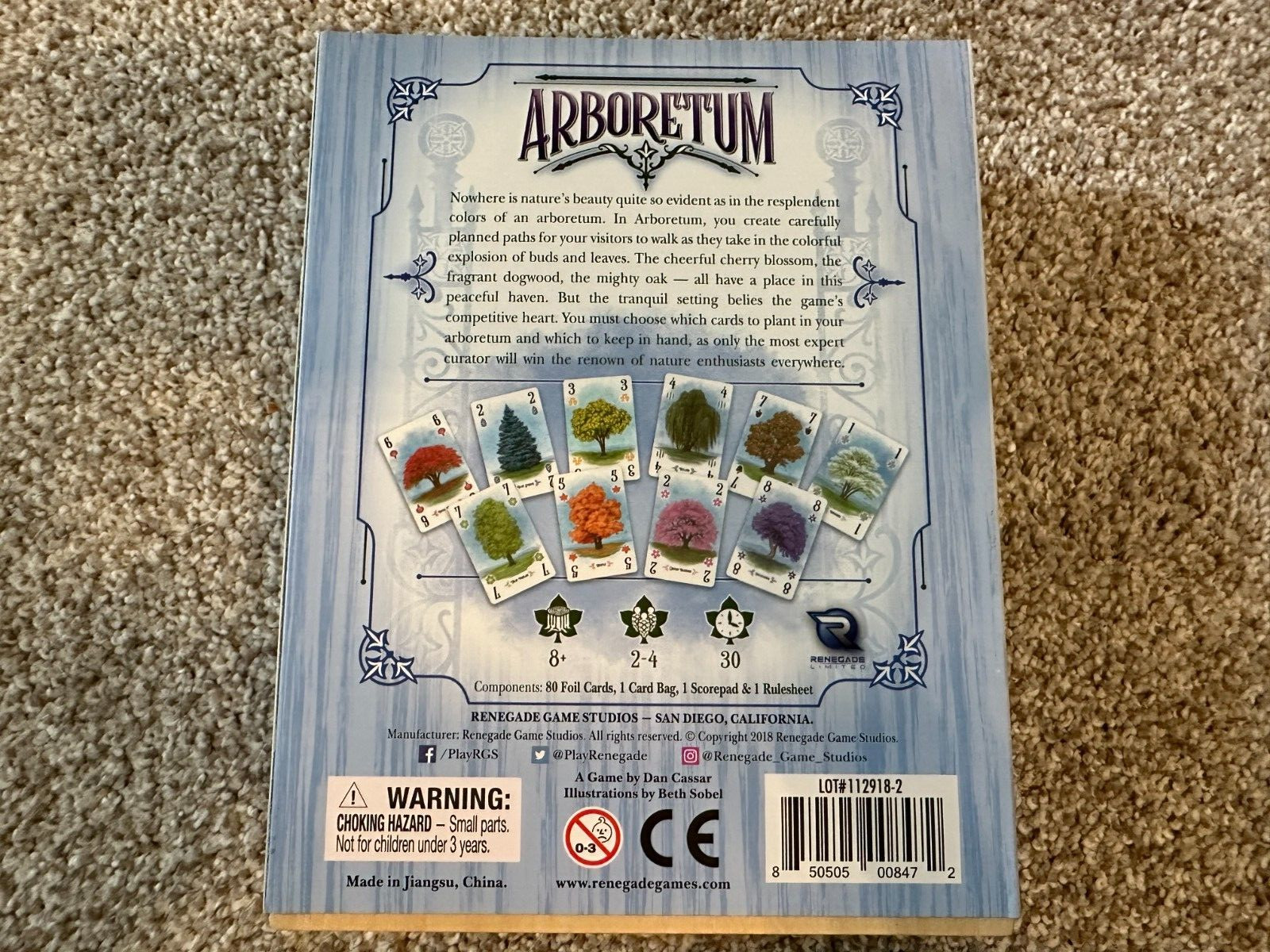 Renegade Limited Arboretum Deluxe Wood Box Foil Card Edition Tree Board ...