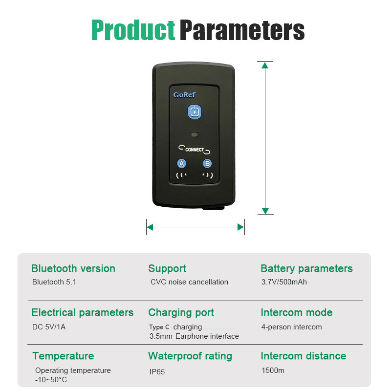 Bluetooth Football Soccer Sport Referee Intercom Headset Earpiece Kit ...