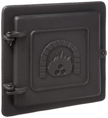 8x8 Inch Black Cast Iron Hinged Clean Out Door with Bolt Closure System ...