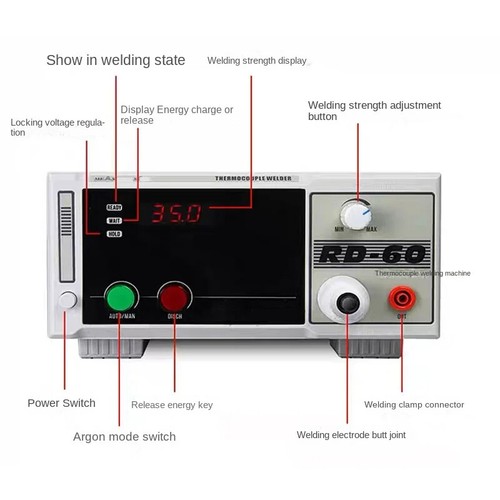 Rd-60A/60B Spot Welding Thermocouple Butt Welding Machine Precision ...