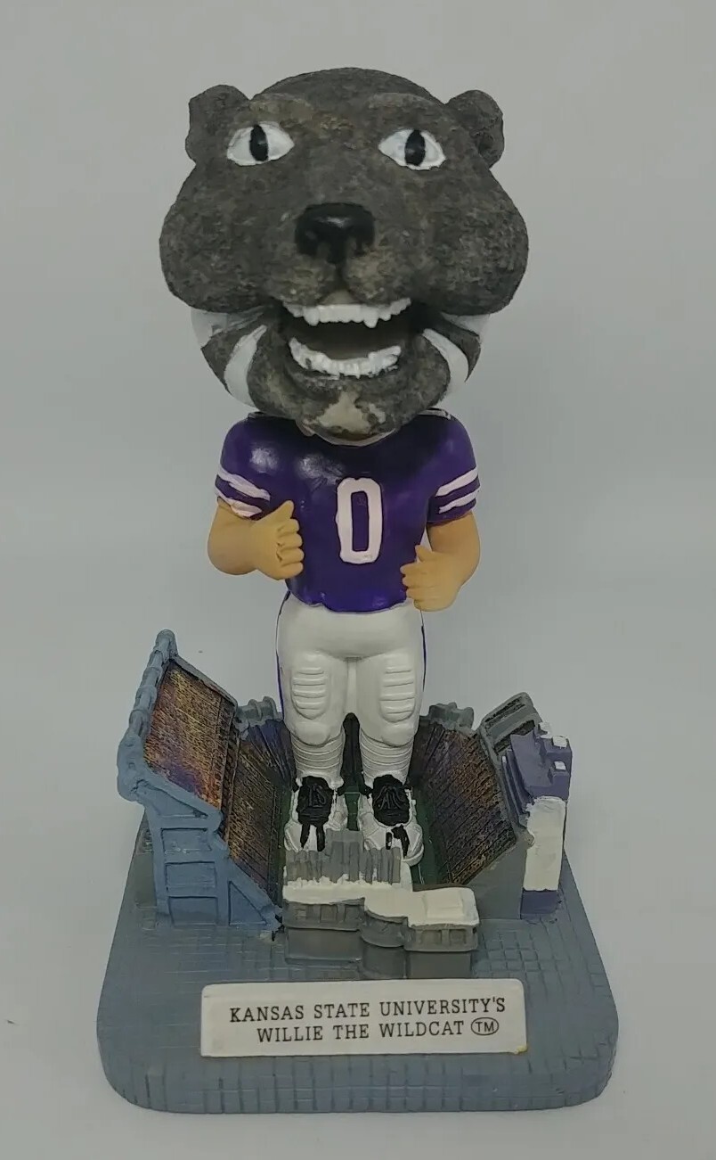 WILLIE the WILDCAT Kansas State Wagner Field Bobblehead McDonald's (B5 ...