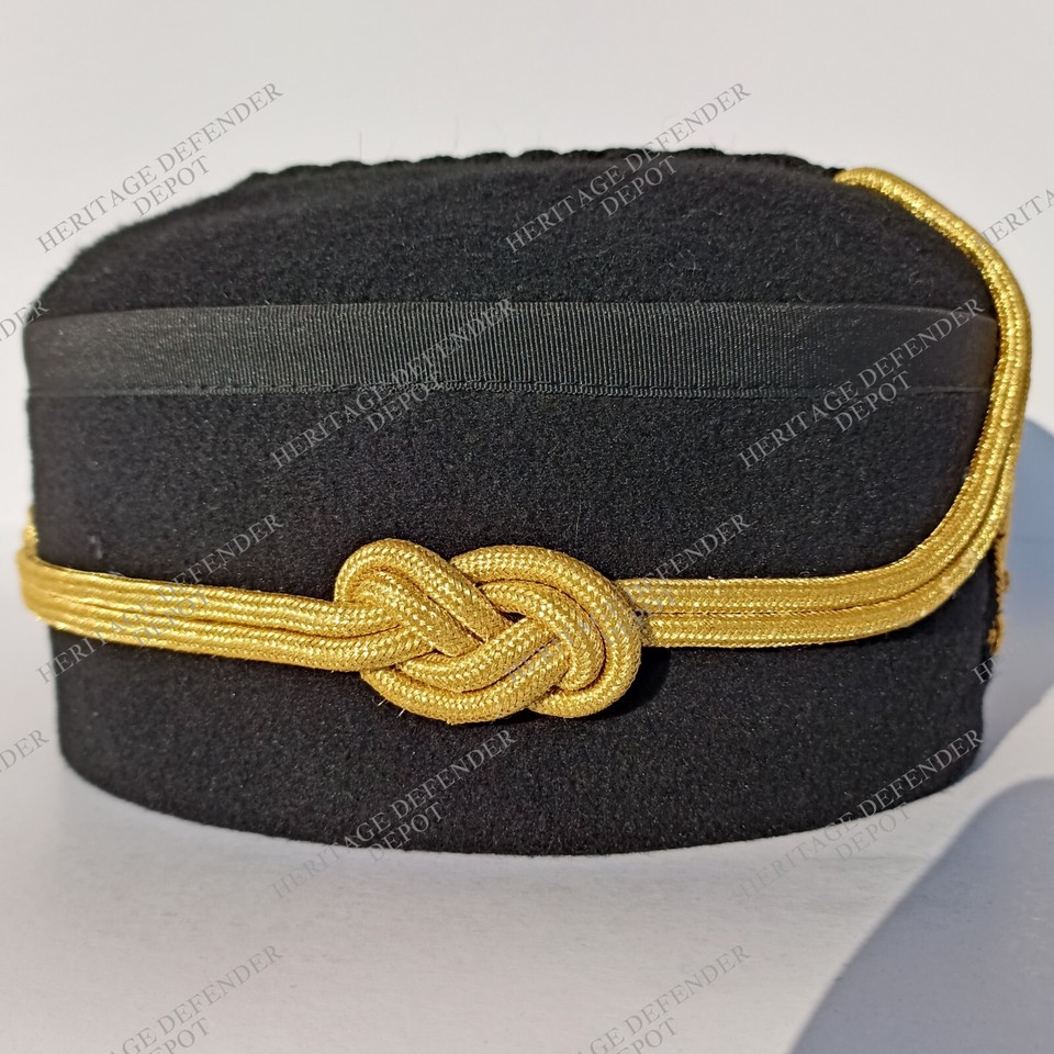 WW2 Italian Fascist High Leaders FEZ HAT Mussolini Summer Cap ...