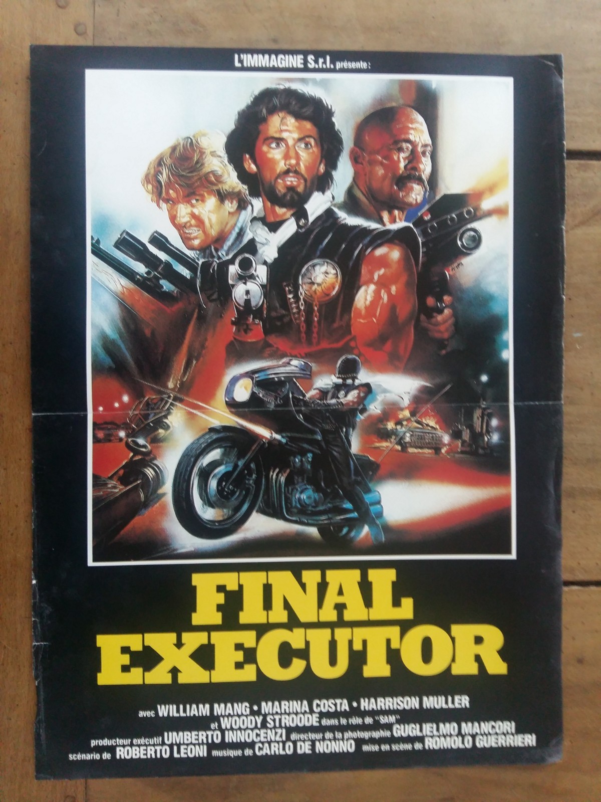 Poster FINAL EXECUTOR Romolo GUERRIERI William MANG Marina COSTA 40x60cm | eBay