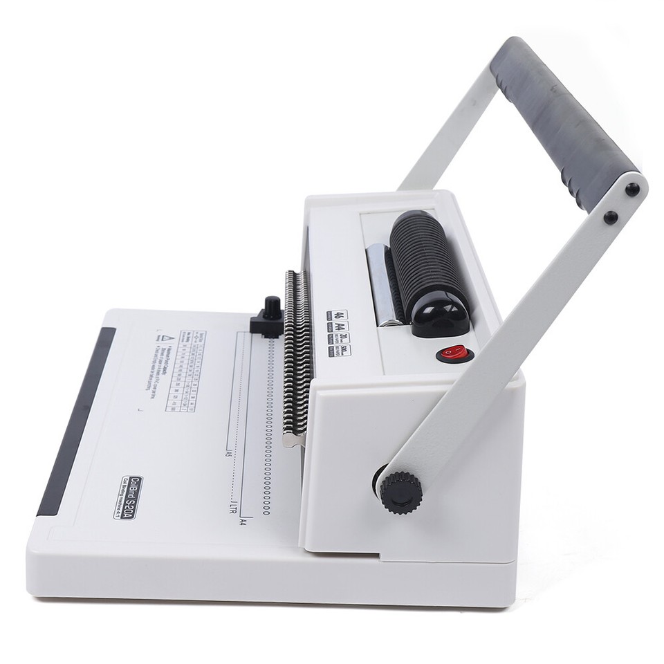 Spiral Coil Punch & Electric Binding Machine for A4 Documents, 110V | eBay