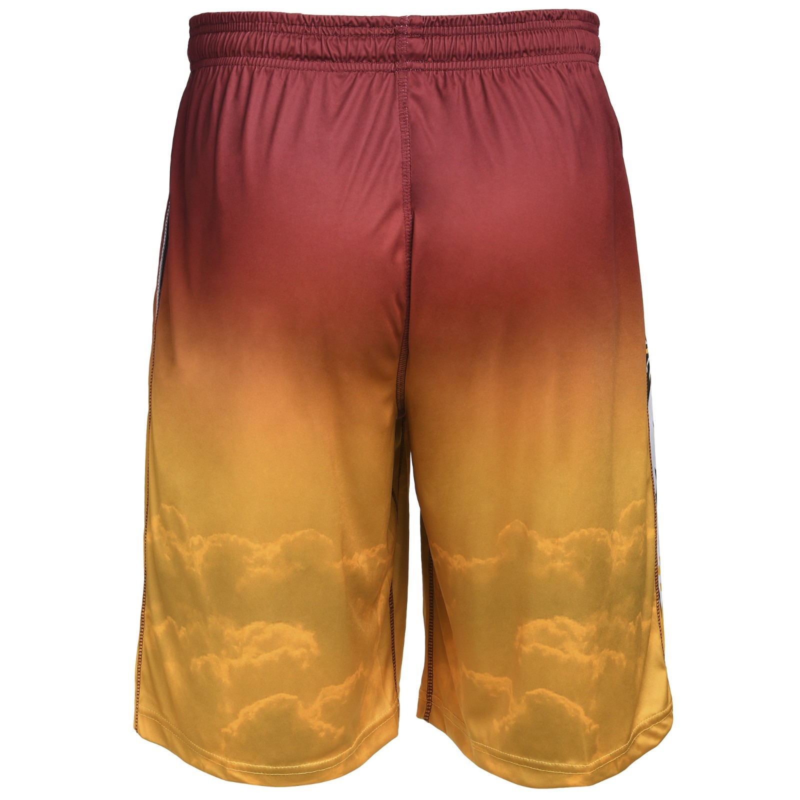 Washington Redskins NFL Gradient Burgundy/Gold Big Logo Training Shorts ...