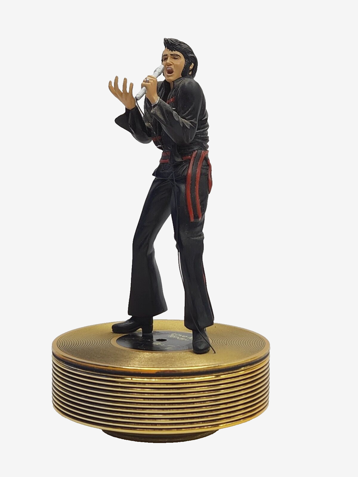 Elvis Presley Music box Numbered Gold Elvis Enterprises 1998 "Love Me ...