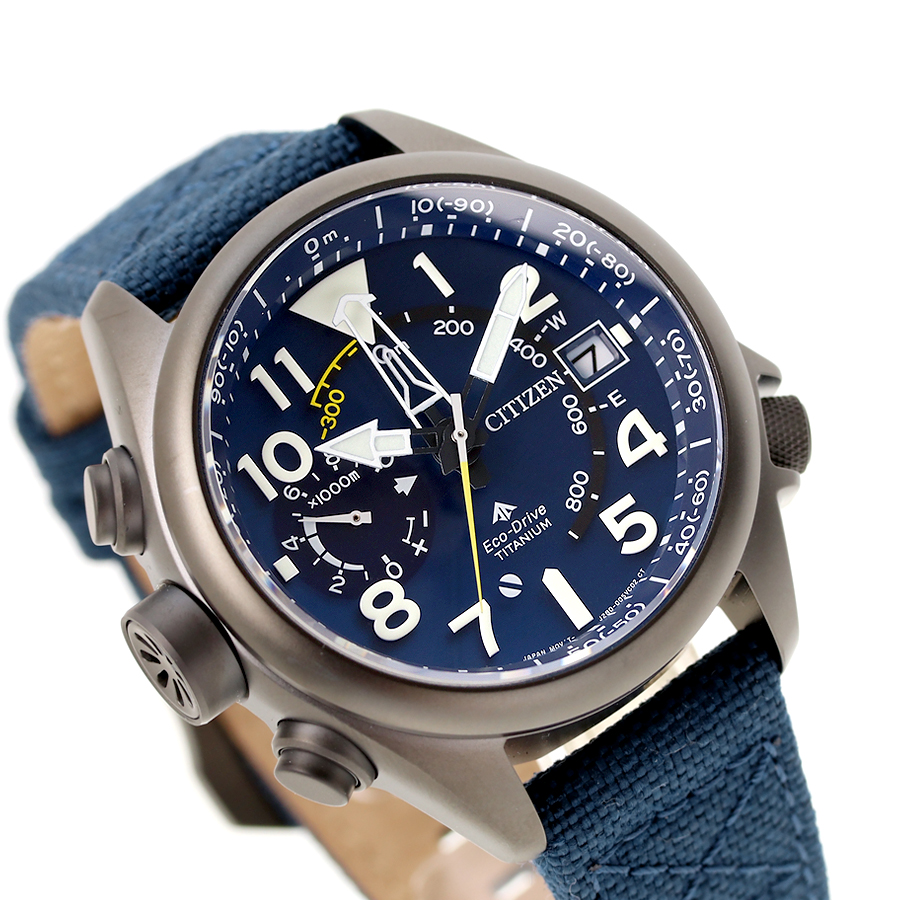 Citizen Promaster Altichron Super Titanium BN4065-07L Blue Dial Men's ...