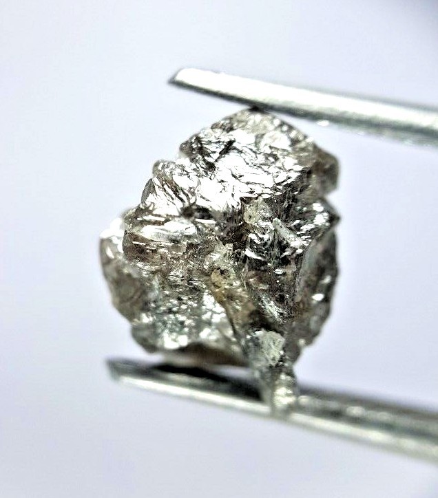 Rough Diamond 2.31tcw Gray Sparkling Natural Triangle Shape For ...