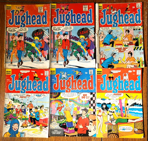 💎 Jughead #138 - 196 *SIX ISSUE LOT* (Archie 1966) Silver Age Comics SEE DISCR. | eBay