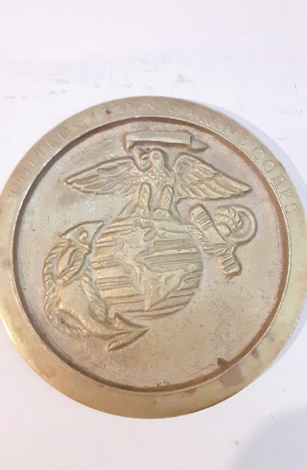 3.5" US Marine Corps Medallion Metal Badge Eagle | eBay