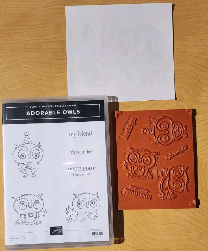 Stampin' Up Adorable Owls Stamp Set RETIRED!! | eBay
