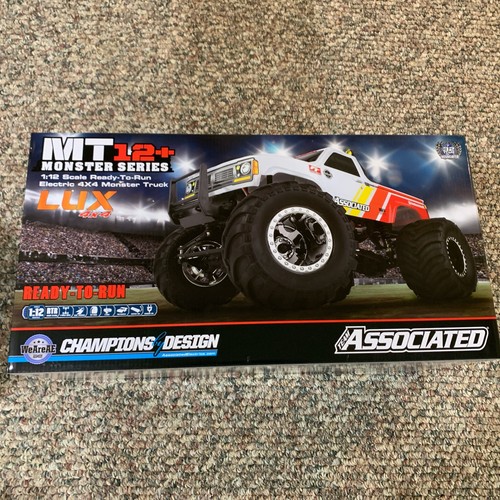 Team Associated MT12+ Lux Mini 4WD RTR Electric Monster Truck 4x4 1/12 ...