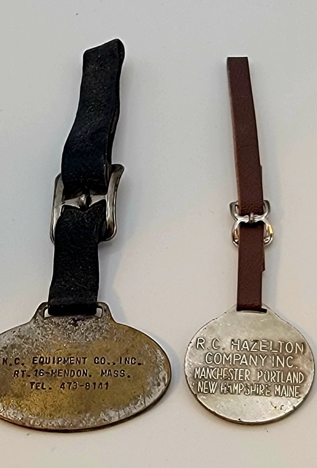Vintage Ford & IH International Harvester Watch Fob Lot Of 2 Brass ...