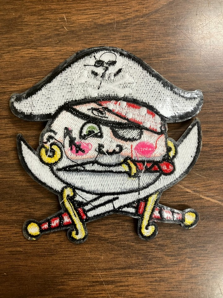 Garbage Pail Kids Jolly ROGER / Pegleg PETER Iron-On Patch Fanmade 80s ...
