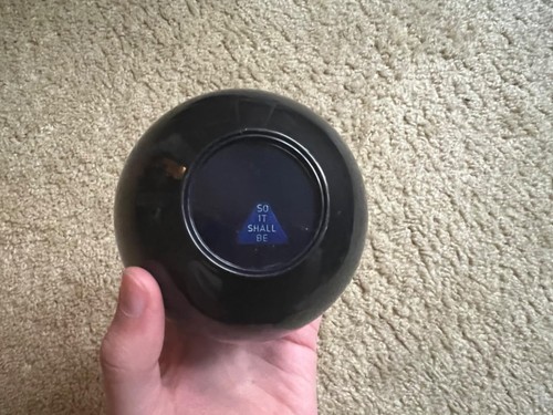 Magic Eight Ball Mystic 8 Ball Retro Edition Fortune Telling Ball with ...