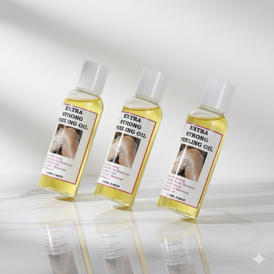 Strong Yellow Peeling Oil Exfoliating Solution for Face Body Dark Skin ...