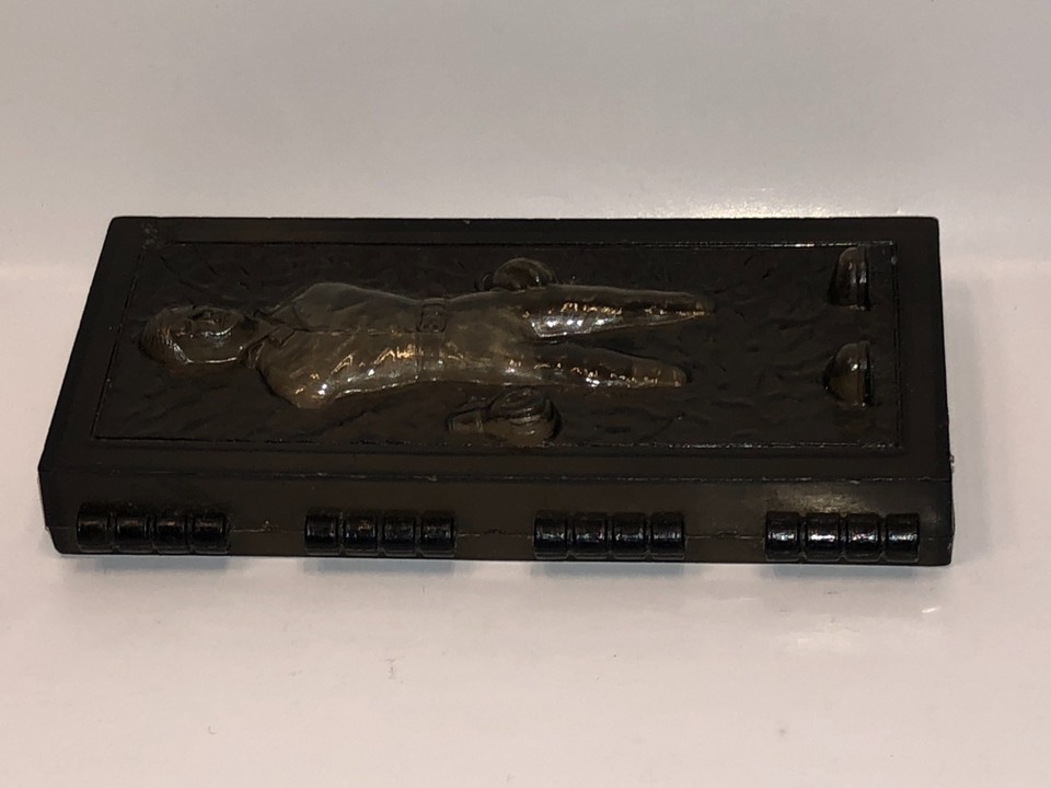 Vintage ORIGINAL 1984 STAR WARS POTF Han Solo in Carbonite Block Kenner ...