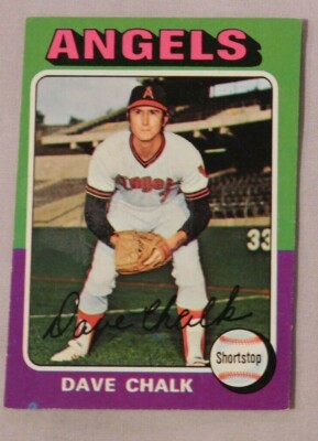 1975 Topps Dave Chalk California Angels #64 Baseball Card ex | eBay