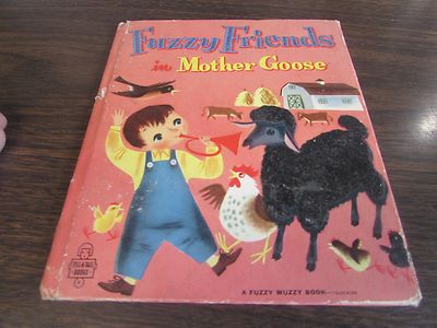 FUZZY FRIENDS IN MOTHER GOOSE - FUZZY WUZZY BOOK - TELL-A-TALE BOOK ...