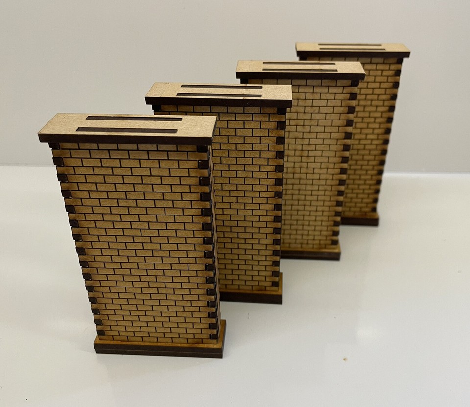 770mm Railway Girder Bridge Model Kit Inc Piers. OO Gauge Train Scenery ...