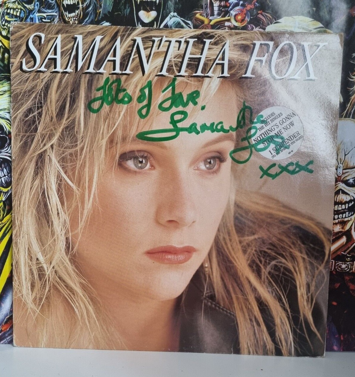 SAMANTHA FOX Samantha Fox original 1987 vinyl LP SIGNED | eBay UK