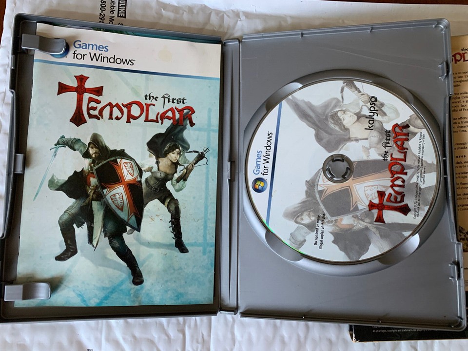 The First Templar Games for Windows PC DVD Vintage | eBay