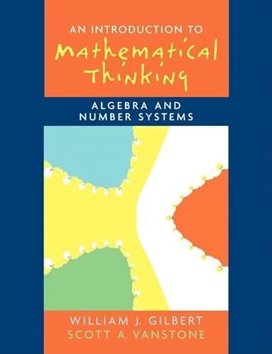 Introduction to Mathematical Thinking: Algebra and Number System | eBay
