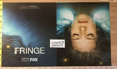 Fringe FOX TV Show 2008 Print Ad Advertisement 2 pg. 20x12 Anna Torv | eBay