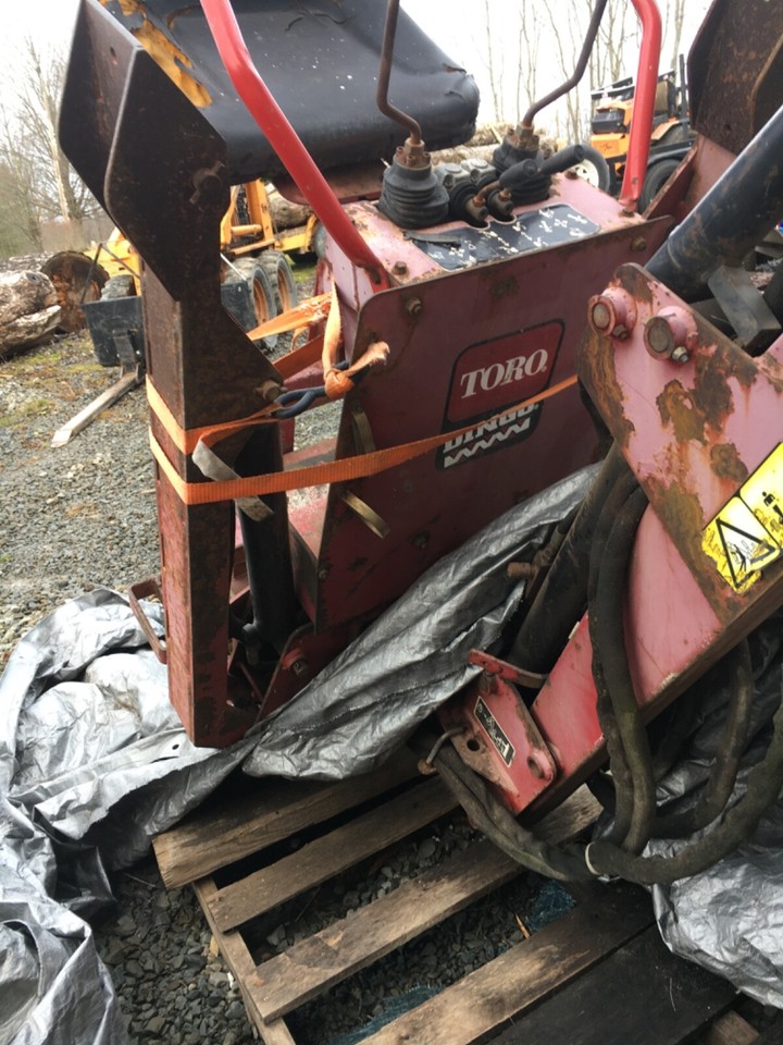 toro dingo mini skid steer backhoe attachment rare/best style | eBay