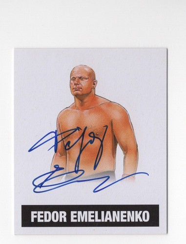 Fedor Emelianenko 2018 Leaf Legends of Wrestling Autograph Card 2016 ...